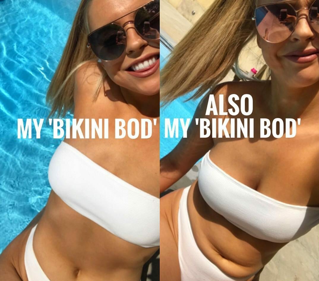 Instagram vs reality: Fitness bloger shares side by side photos to show ... Instagram vs reality: Fitness bloger shares side by side photos to show ...