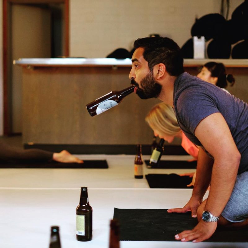 "Beer yoga" is the new fitness trend and it's going international | 2023
