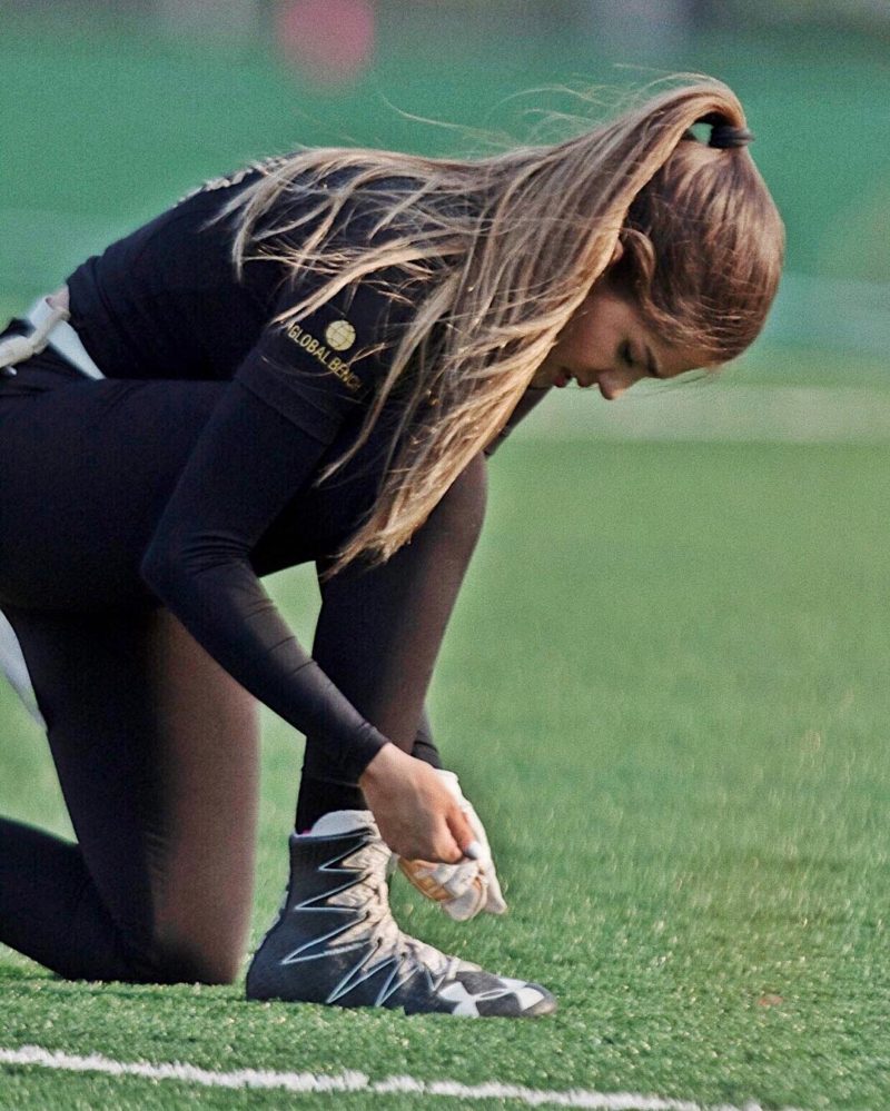 Meet charming female flag football player - Fernanda Marquez | 2023