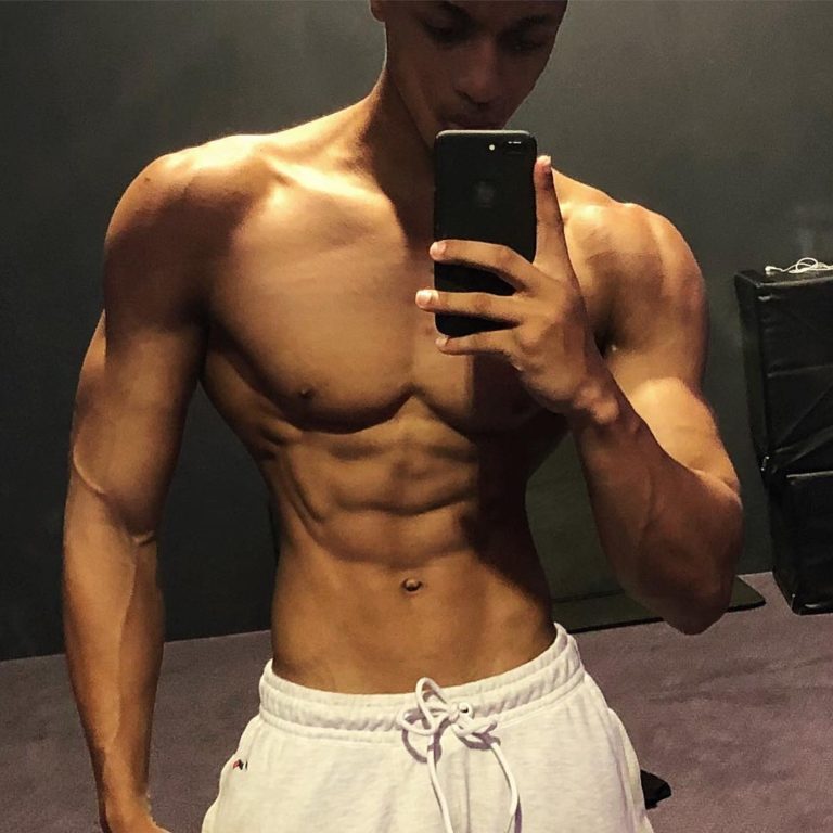 The 19-year-old shocked Instagram with his incredibly well-proportioned ...